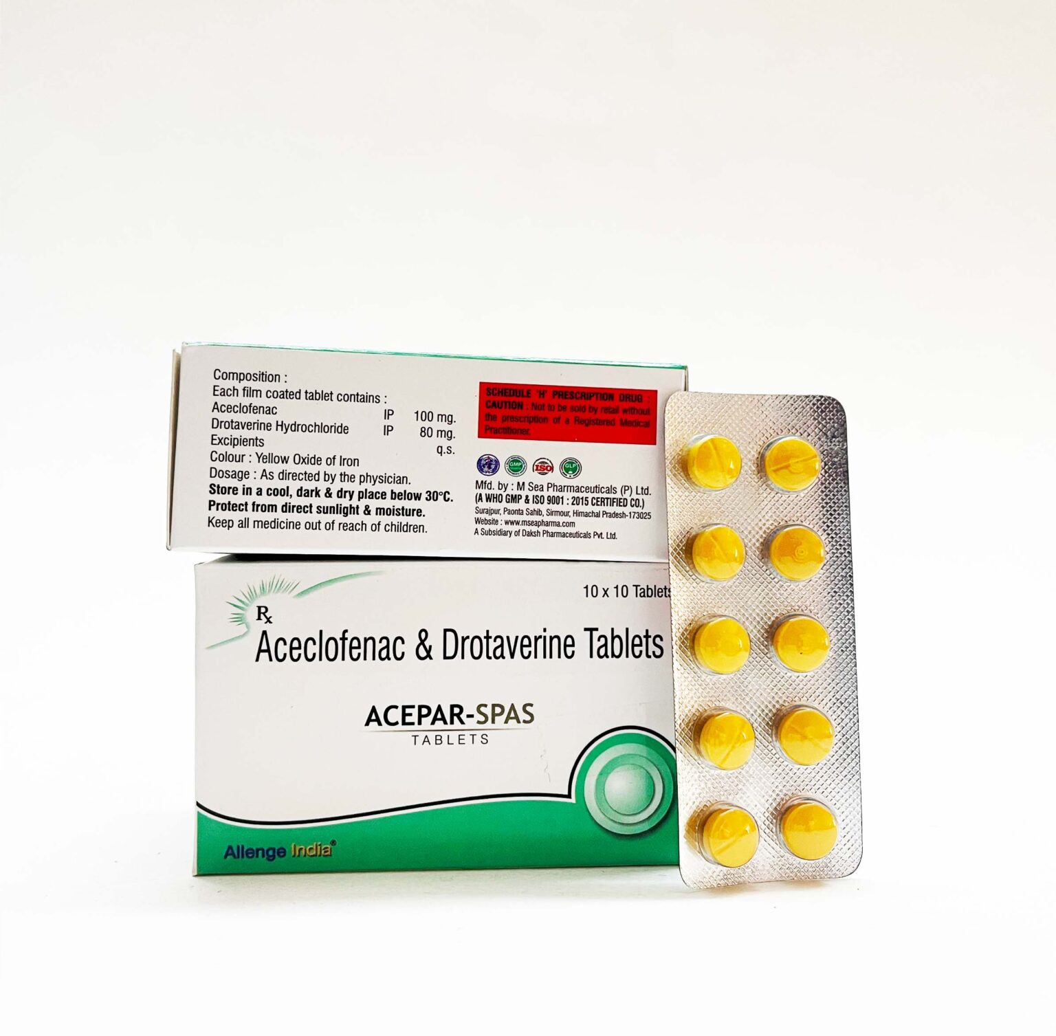 Acepar | Aceclofenac + Paracetamol