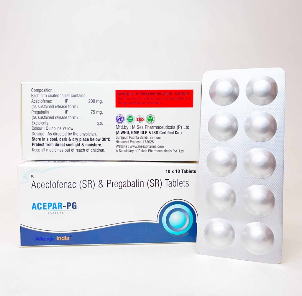 Acepar | Aceclofenac + Paracetamol