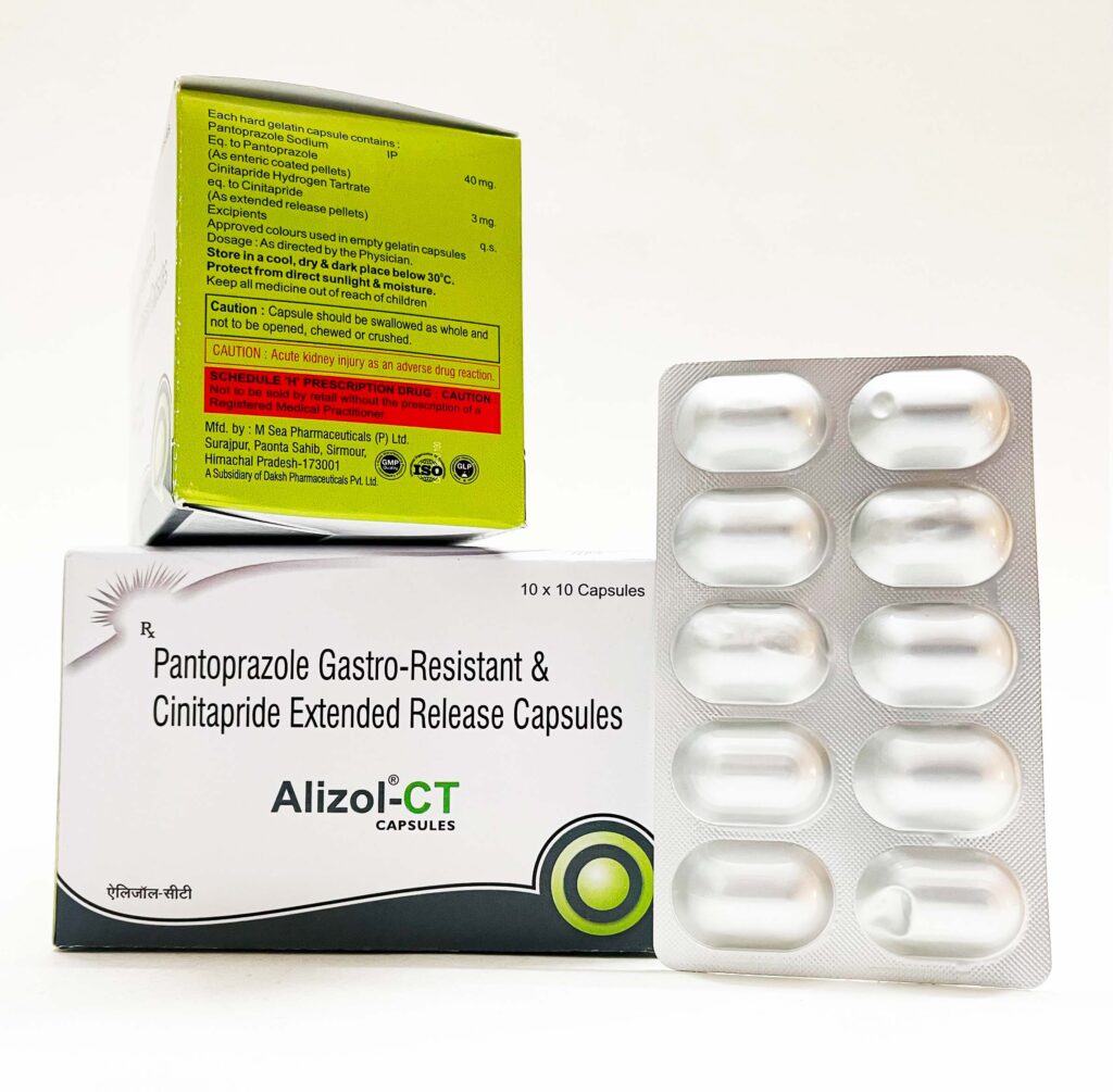 Alizol | Pantoprazole + Cinitapride