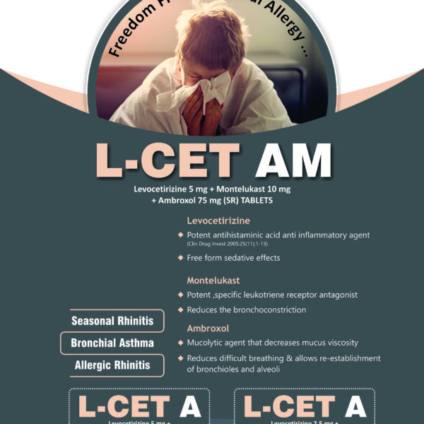 L-cet | Levocetirizine + Ambroxol Hcl