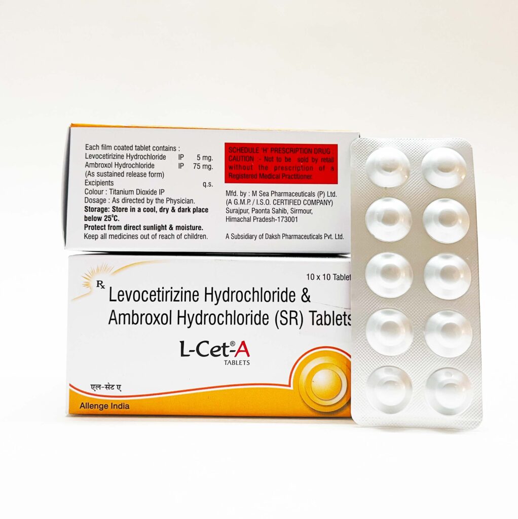 L-cet | Levocetirizine + Ambroxol Hcl