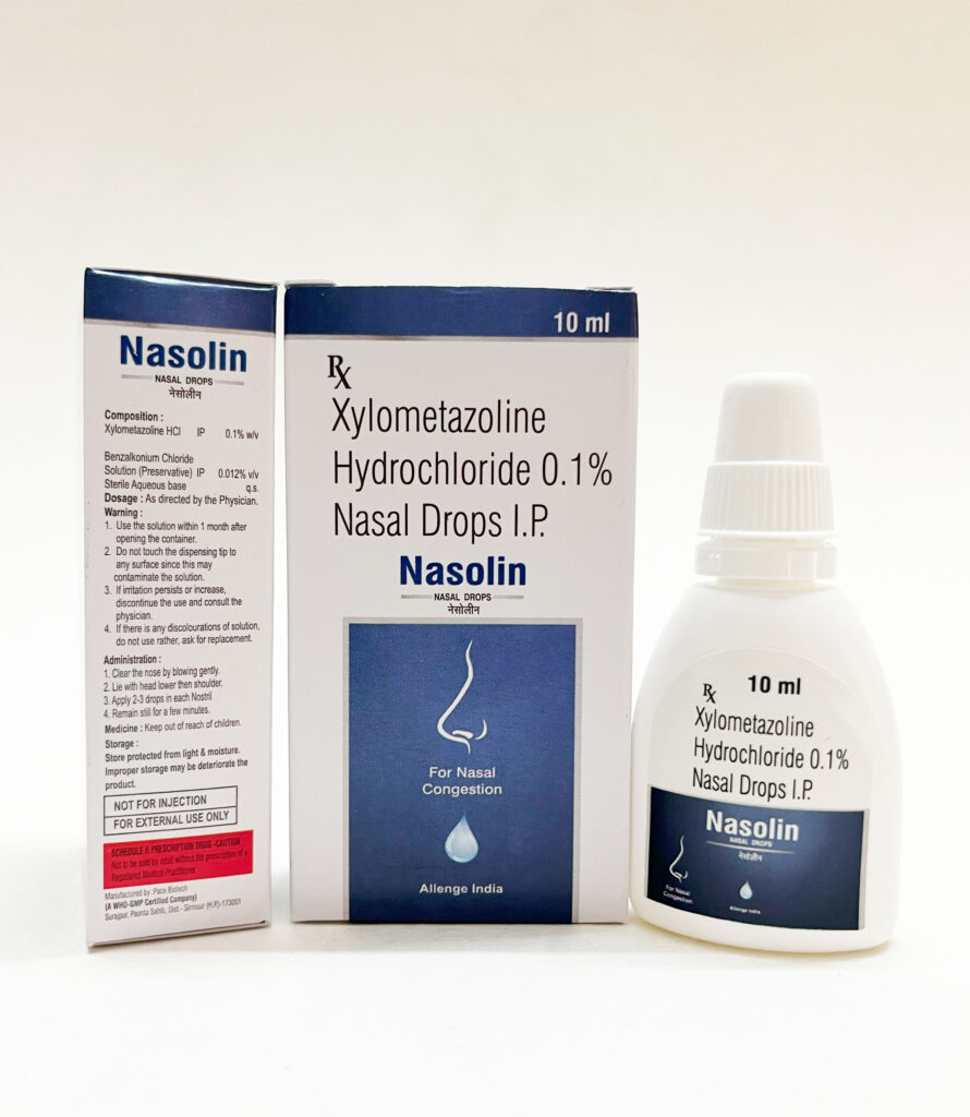 Nasolin | Xylometazoline Nasal Drops