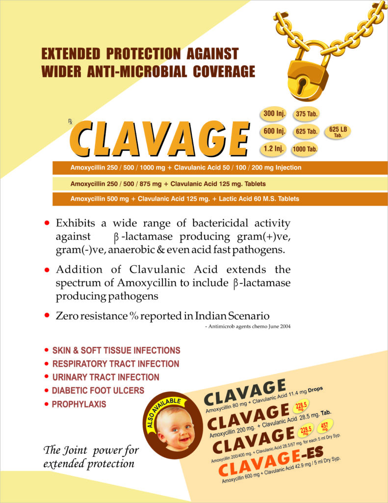 Clavage | Amoxycillin + Potassium Clavulanic